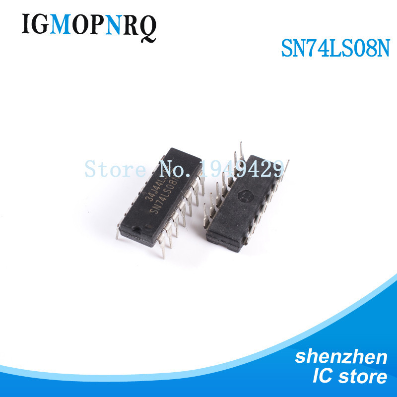 10PCS/lot SN74LS08N DIP14 SN74LS08 74LS08N 74LS08 Logic gate Quad 2 ... 10PCS/lot SN74LS08N DIP14 SN74LS08 74LS08N 74LS08 Logic gate Quad 2 ...