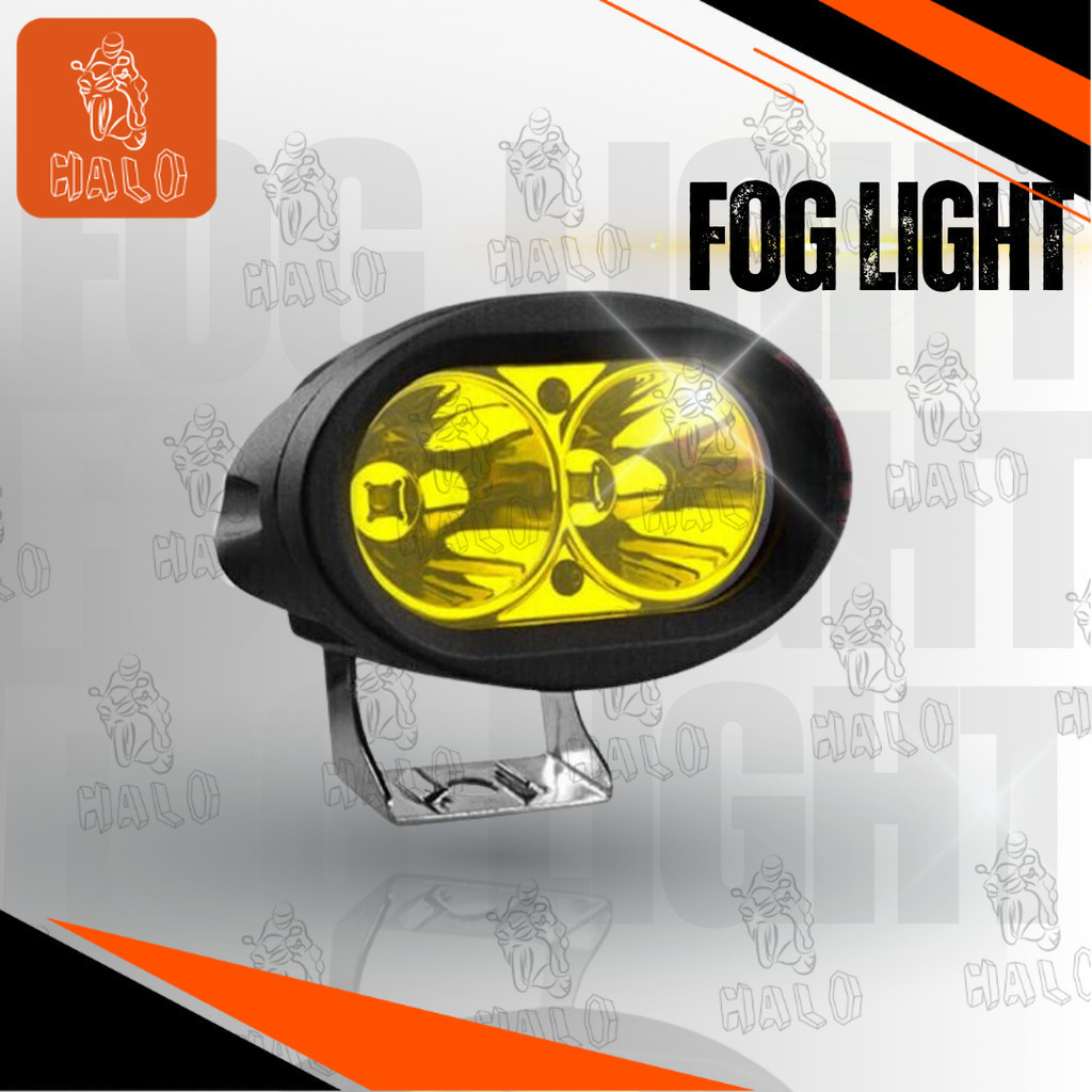 [HALO MOTORS] FOG LIGHT WALL E LED LIGHT PLASTIC FOR MOTORCYCLE ...