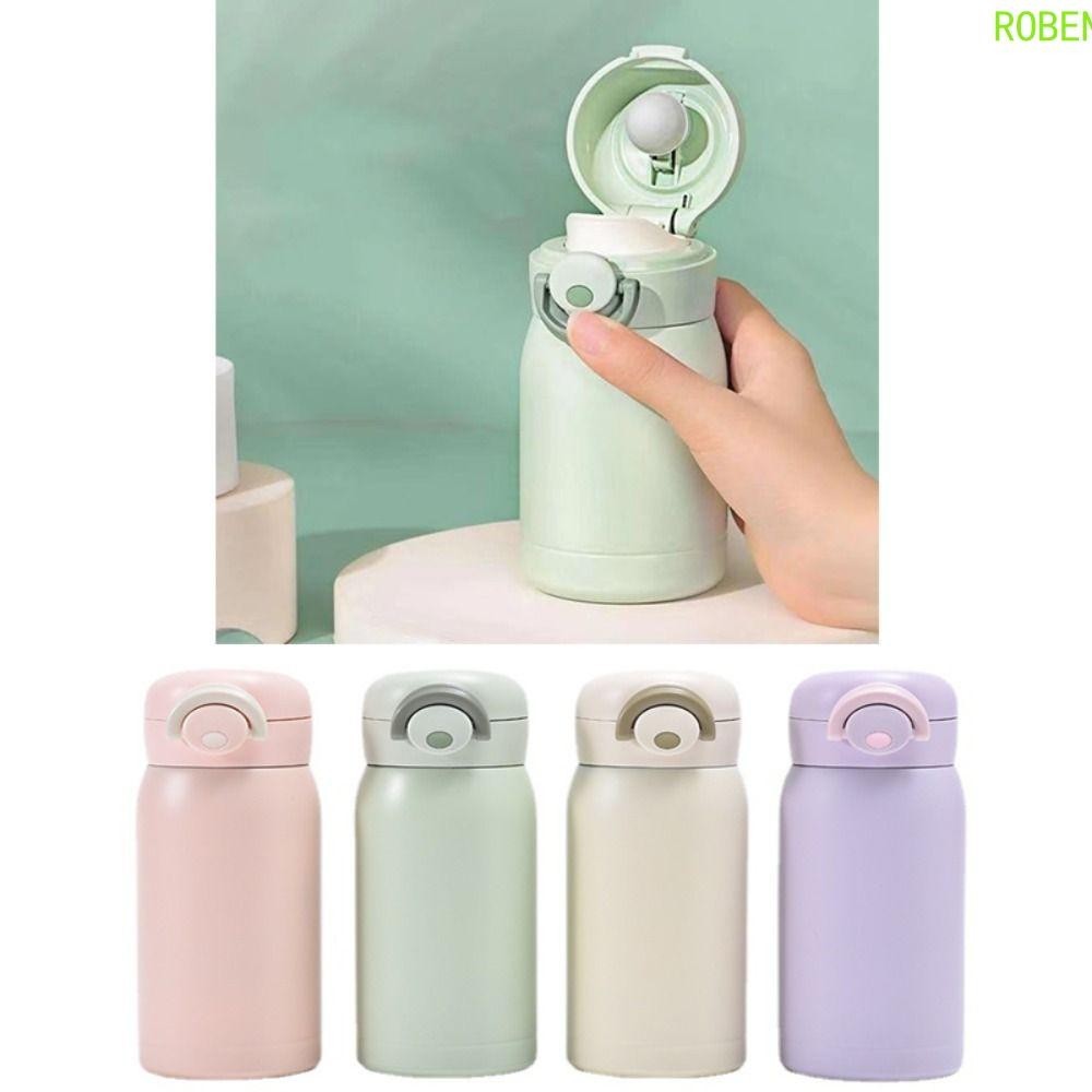 ROBEN Mini Thermos Cup, 304 Stainless Steel Small Capacity Vacuum Flask ...