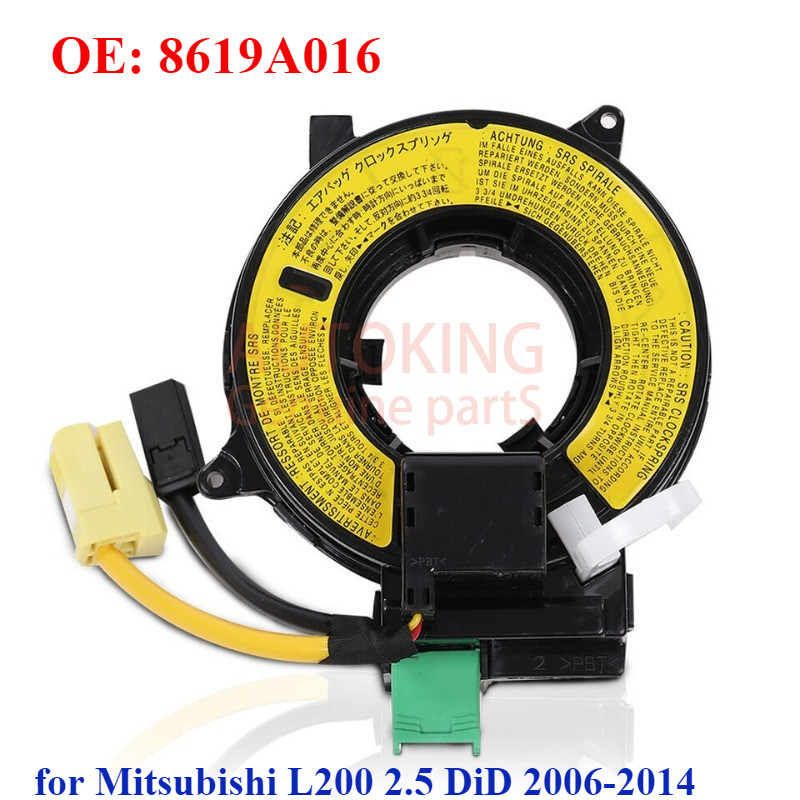 New Airbag Clock Spring Squib for Mitsubishi L200 2.5 DiD 2006-2014 ...