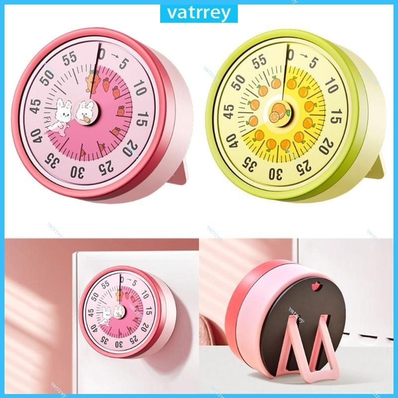 VA Visual Magnetic Clock 60 Minutes Mechanical Timer with Loud Alarm ...