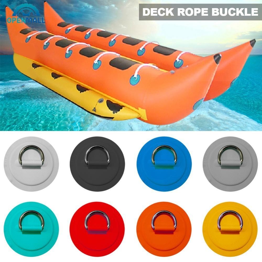 OPENMALL PVC Surfboard Dinghy Boat Patch Stainless Steel D Ring Deck ...