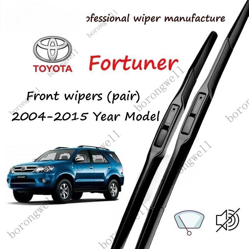 Hybrid Toyota fortuner Wiper Blade 19+21 Set/Pair Front JAPAN Quality ...