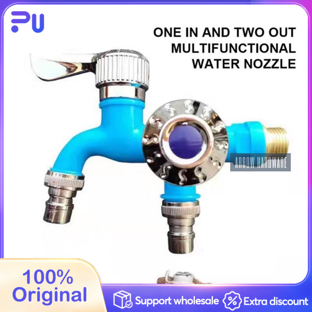 Two way bathroom toilet faucet 304 stainless steel dual function faucet ...