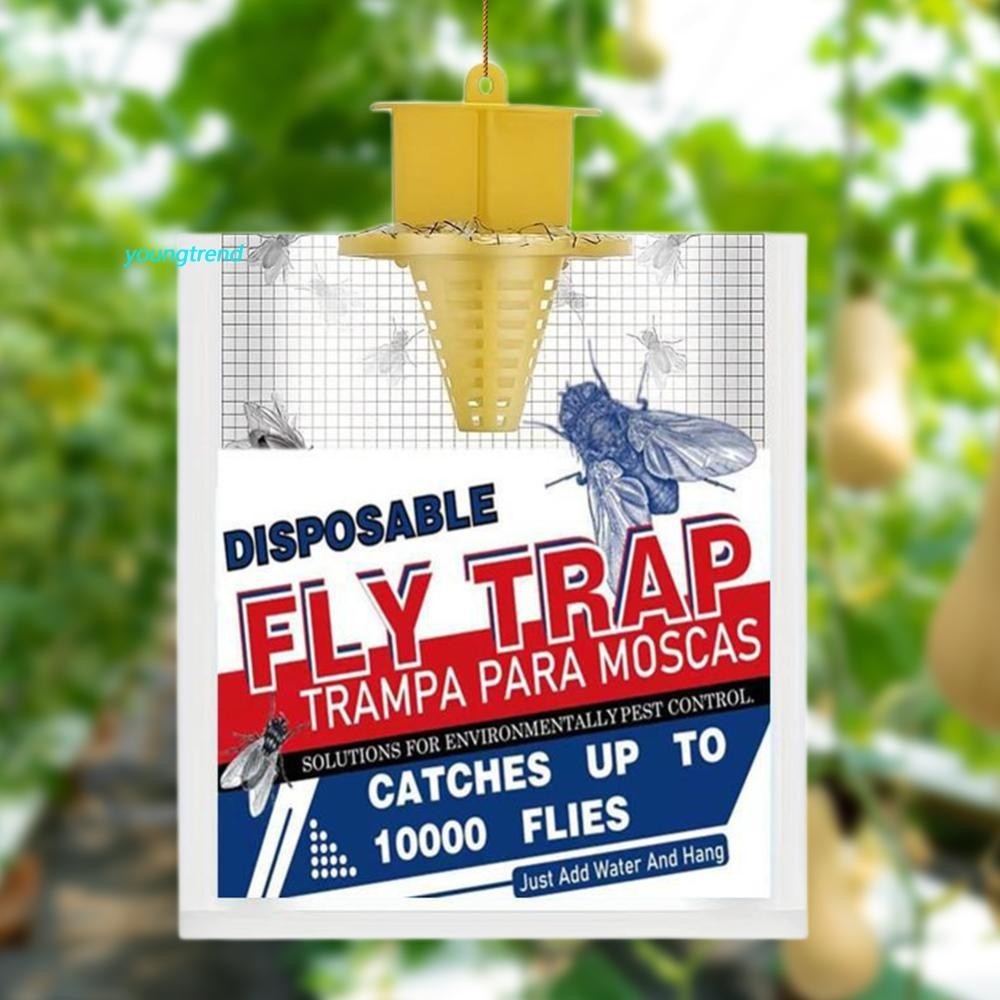 Flies Catcher Disposable Flies Trap for Outdoor Parks/Canteens ...