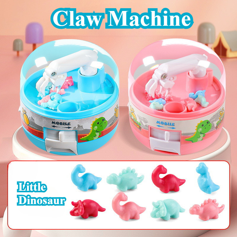 Mini Claw Machine Children's Dinosaur Catching Machine Twisted Egg Toy ...