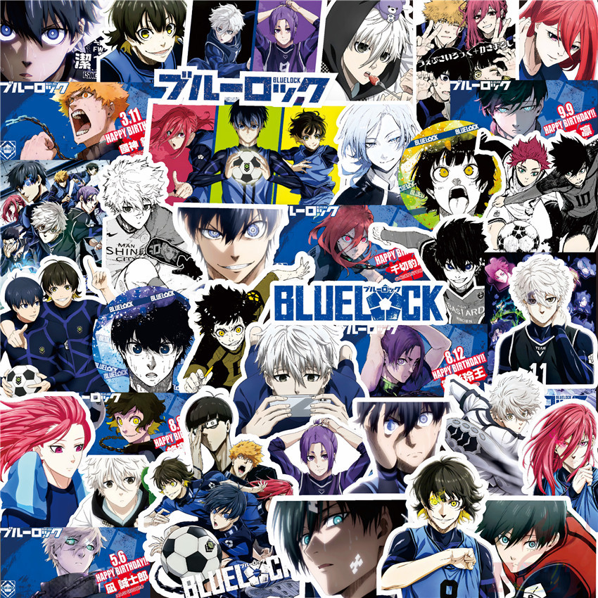 80Pcs/Set BLUE LOCK Stickers DIY Fashion Doodle Decals Stickers ...