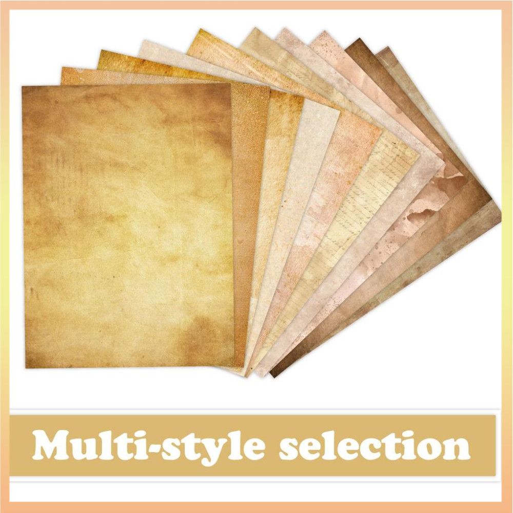 50 Sheets Vintage Design Paper A4 Double-sided Letter Paper Great For ...