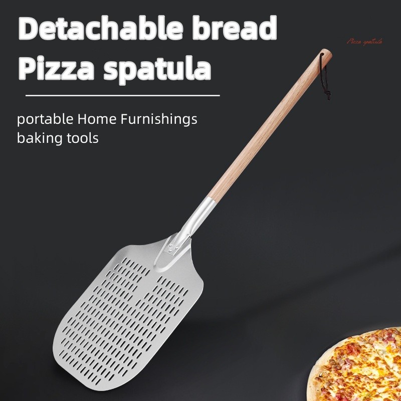 Yo-Fun 12 inch Pizza Peel Aluminium Alloy with Handle Non-Stick ...