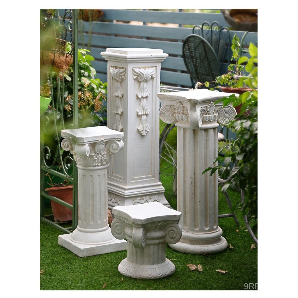European-Style Retro Roman Column Big Decorations Floor Garden ...