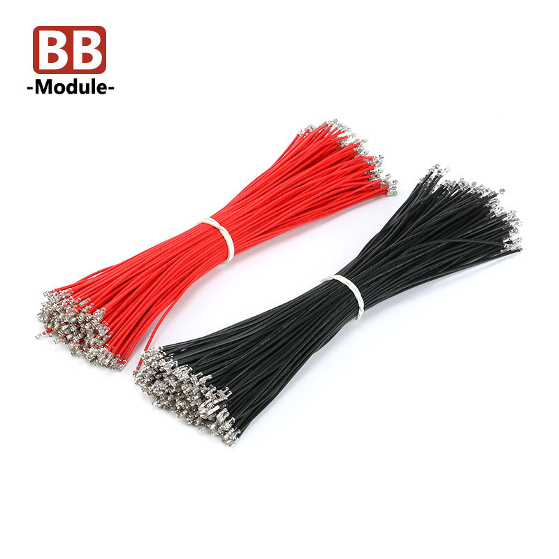 20pcs/lot Red Black XH2.54 Double tin header terminal wire 200mm ...