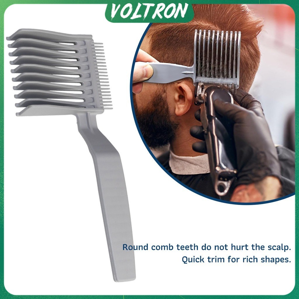 Fading Comb Professional Hair Cutting Positioning Comb Barber Blending Flat Top Combs Hair ...