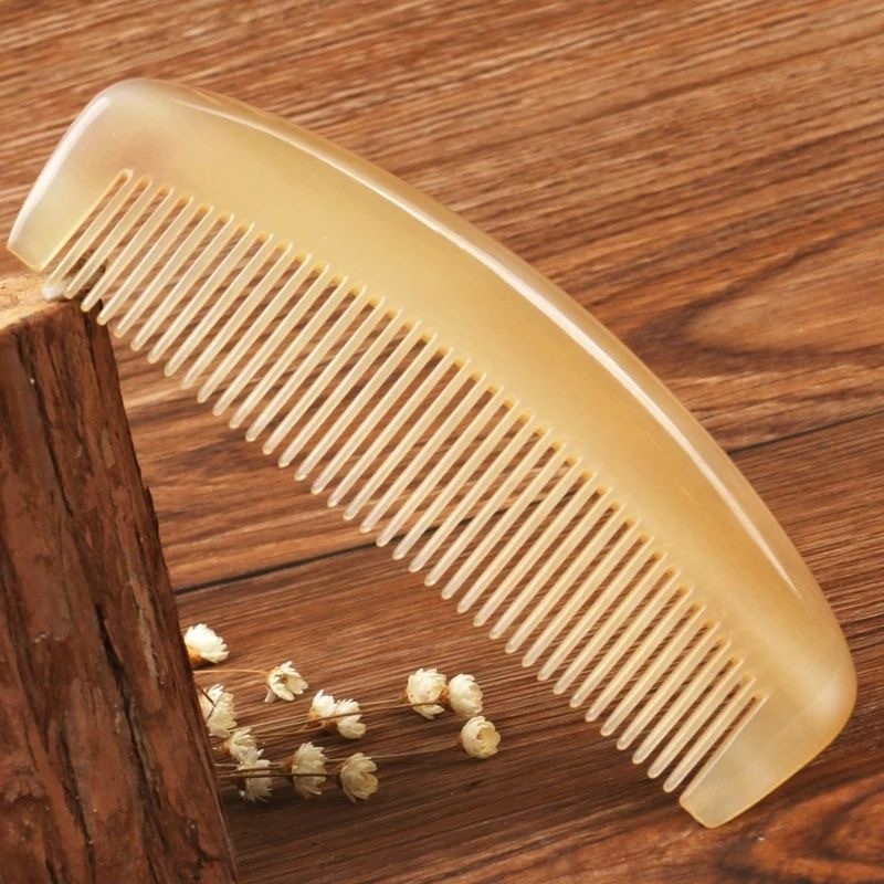 Authentic Beef Tendon Comb Handle Dormitory Students Genuine Goods Anti ...