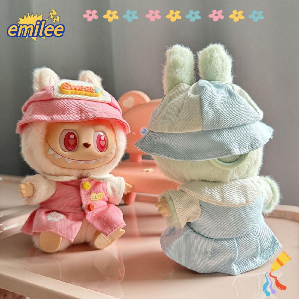 EMILEE Labubu Doll Clothes,|Baby Three Doll Doll Accessories, Cotton ...