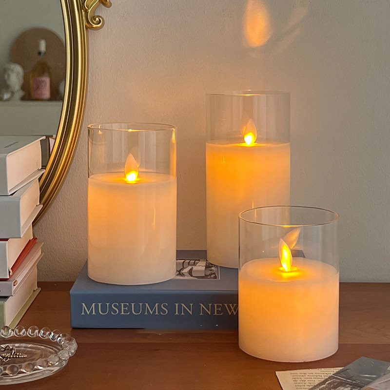 LED Swinging Candles Flameless Candle Night Lights Party Wedding ...