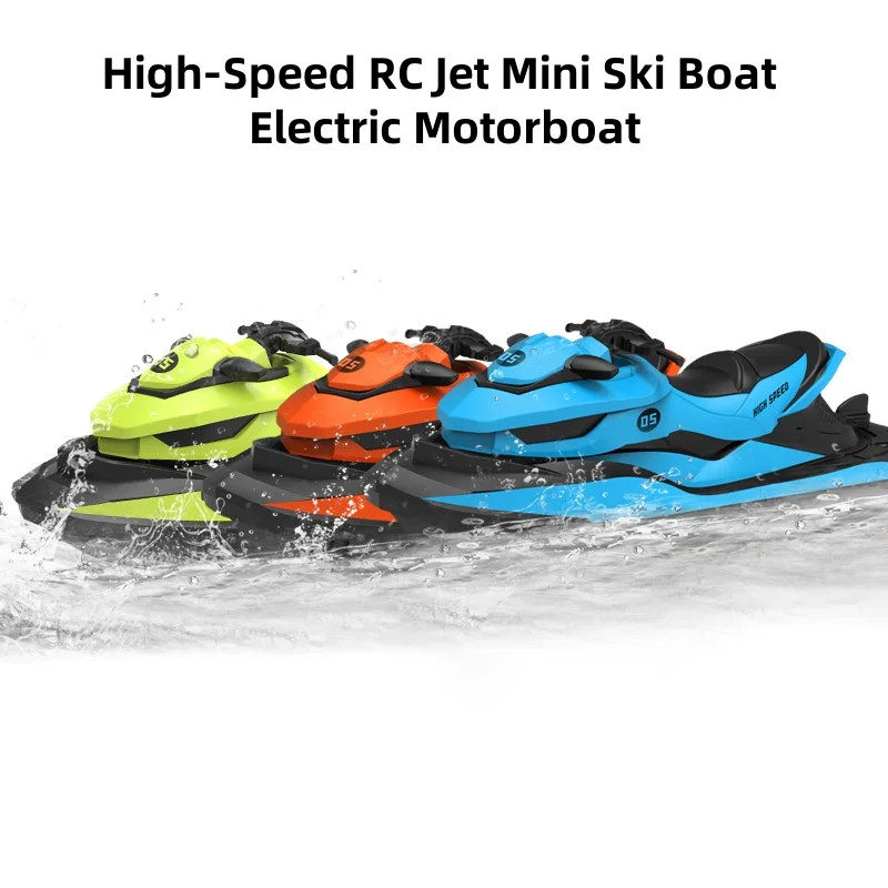 JAMXUN High-Speed Mini Jet Ski 2.4G Remote Control Boat Electric RC ...