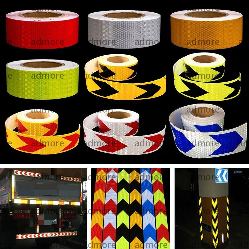 ADMORE Car Reflector Sticker Decor Decals 5x300cm Motorcycle Reflective ...