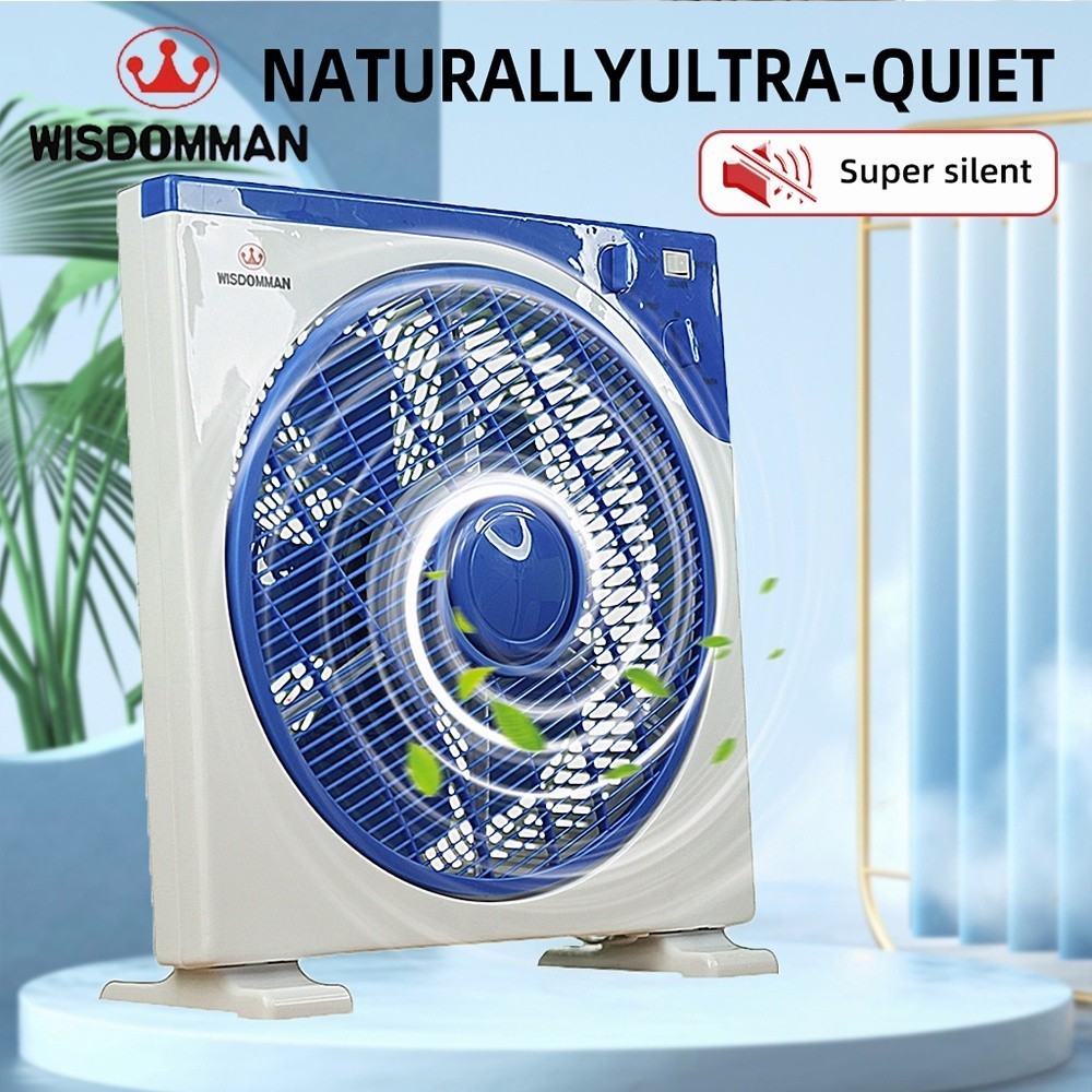 WISDOMMAN Electric Desk Fan, Table Fan, Desk Fan, Household Silent ...
