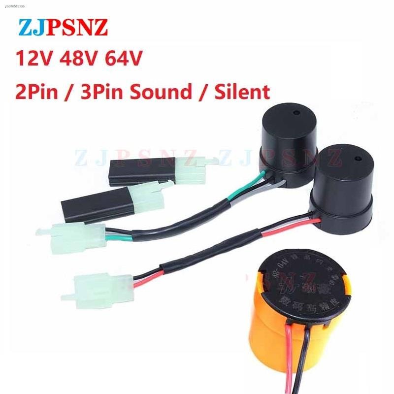 COD☆Turn Signal Flasher Relay 12V 48V 64V 2Wires 3Pins Round Blinker ...
