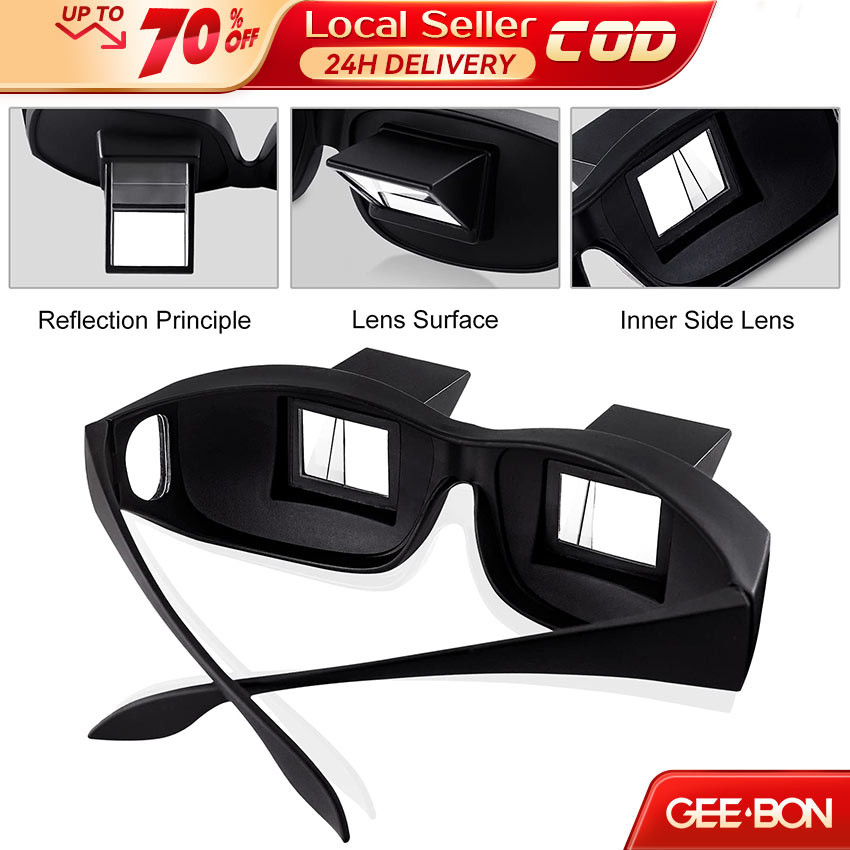 GEEBON Lazy Eyeglass Creative Periscope Horizontal Reading Sit View HD ...