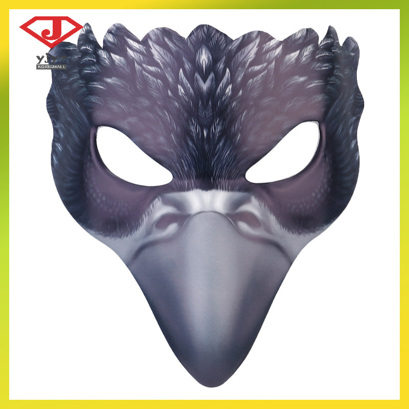 [READY STOCK] Crow Mask Carnival Masquerade Costume Beak Bird Face Half ...