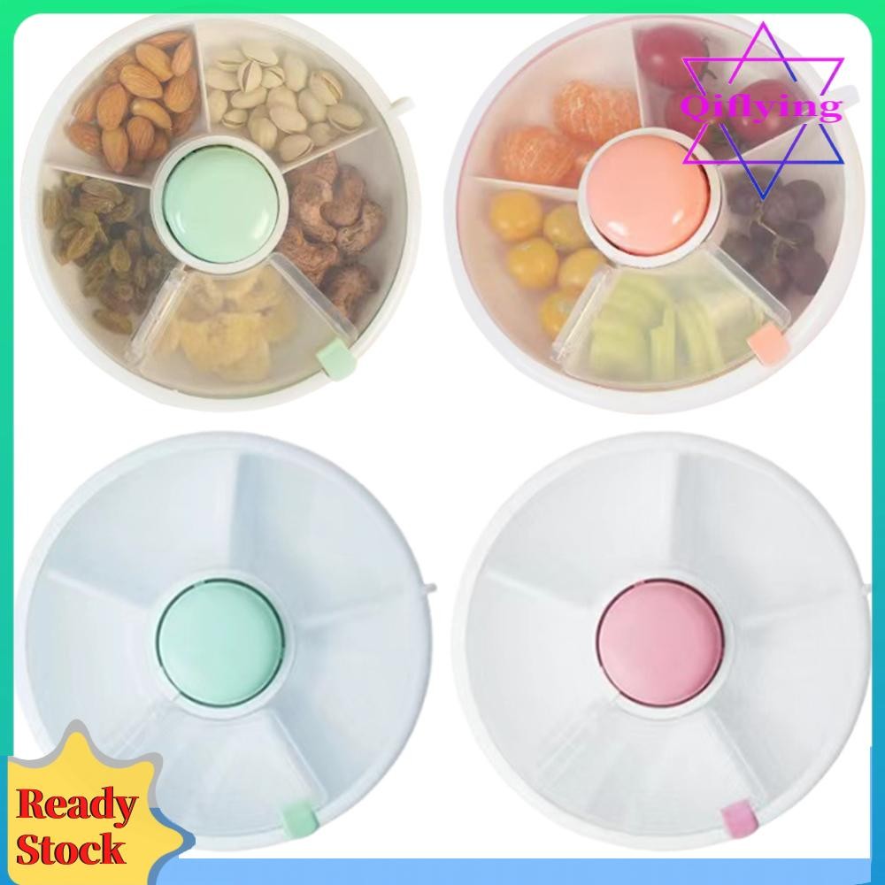 Snack Spinner Rotating Snack Box Portable Snack Storage Box for Snack ...