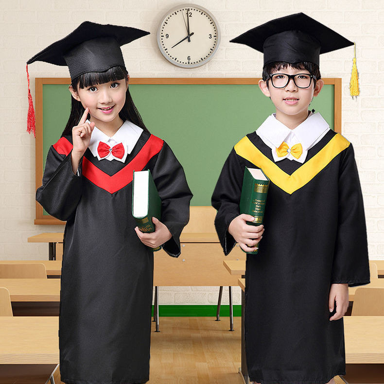 Kindergarten Elementary School Graduation Ceremony Dress Hat Clothes ...