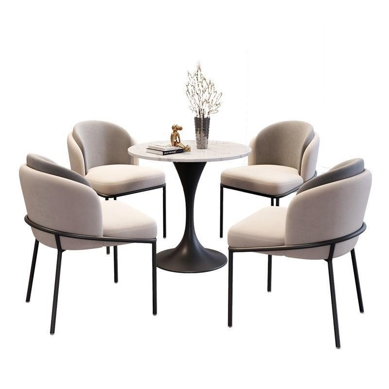 Nordic Stone Plate Negotiation Table and Chair Combination Leisure ...