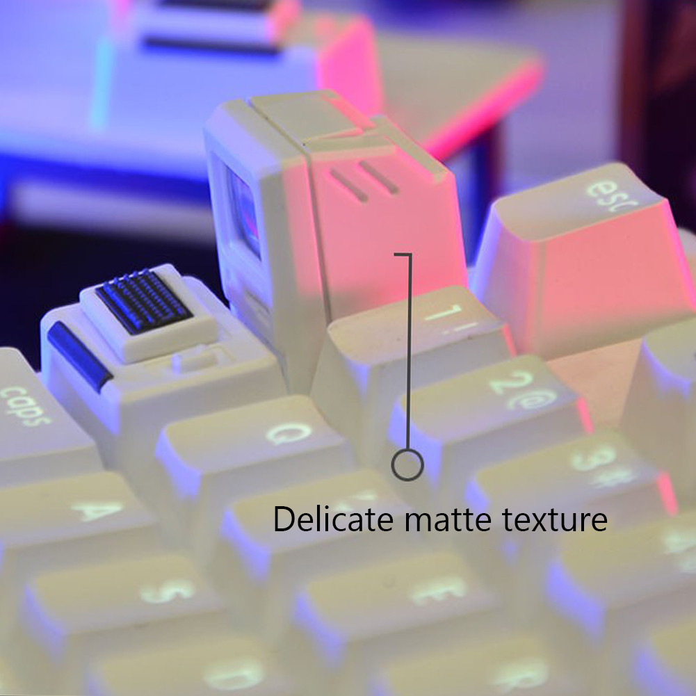 R# 80s Retro Keyboard Keycap Personalized ESC+1.5U Tab Kits for ...