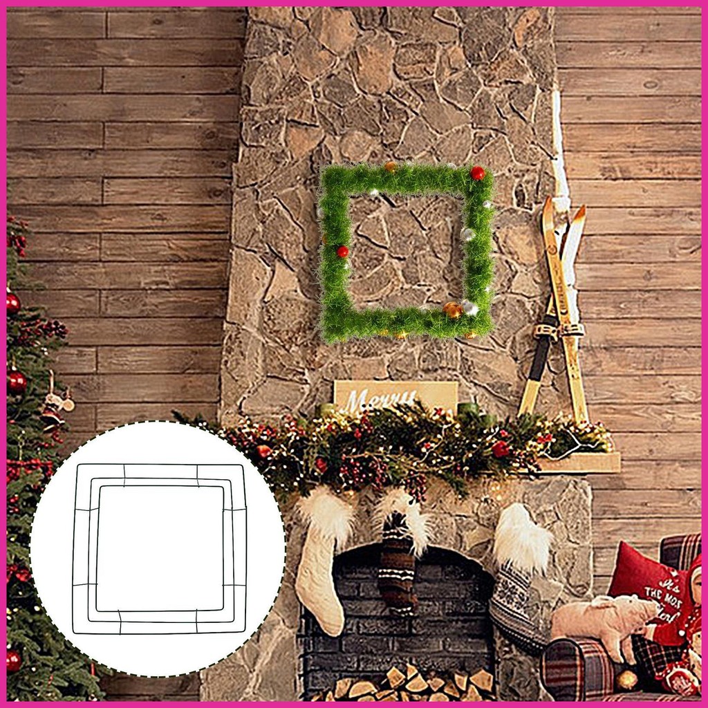 Wire Wreath Frame Metal Wire Wreath Form Holiday Party Decoration ...