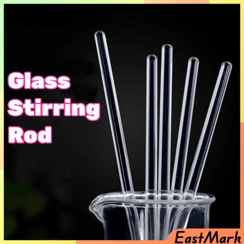 EMark Glass Stirring Rod Laboratory tools for Science, Lab, Kitchen ...