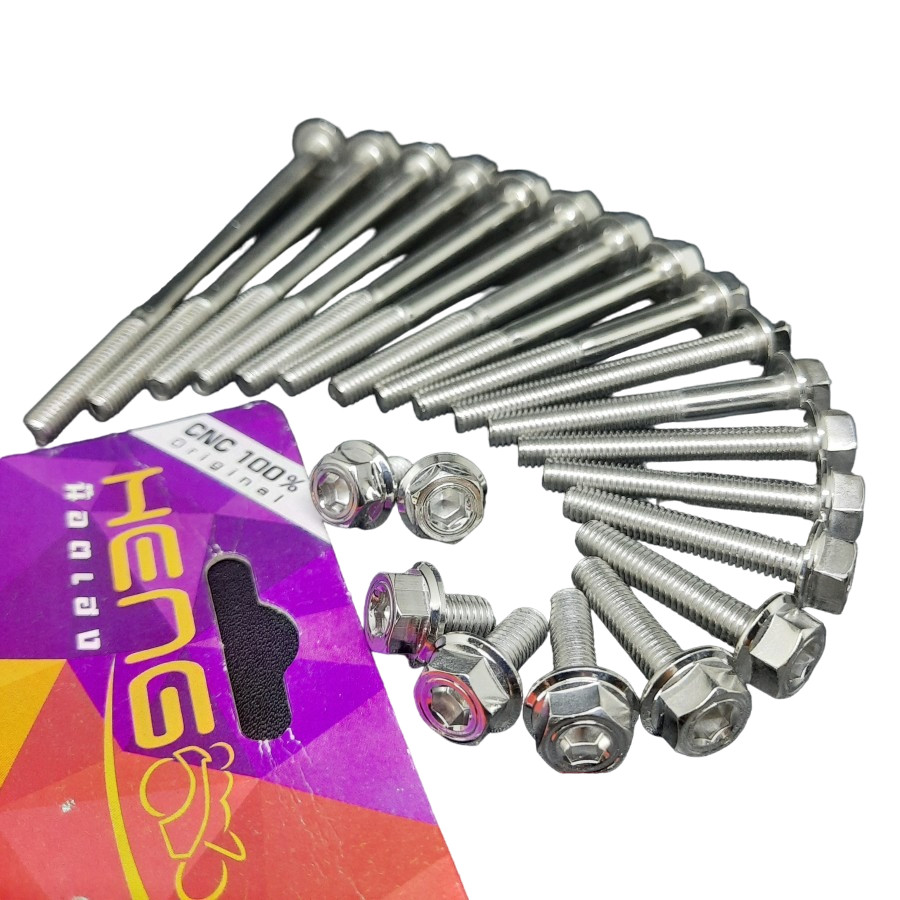 M8 Bolt Key 12 Threads 8 mm Probolt Stainless Ori HENG Thailand ...