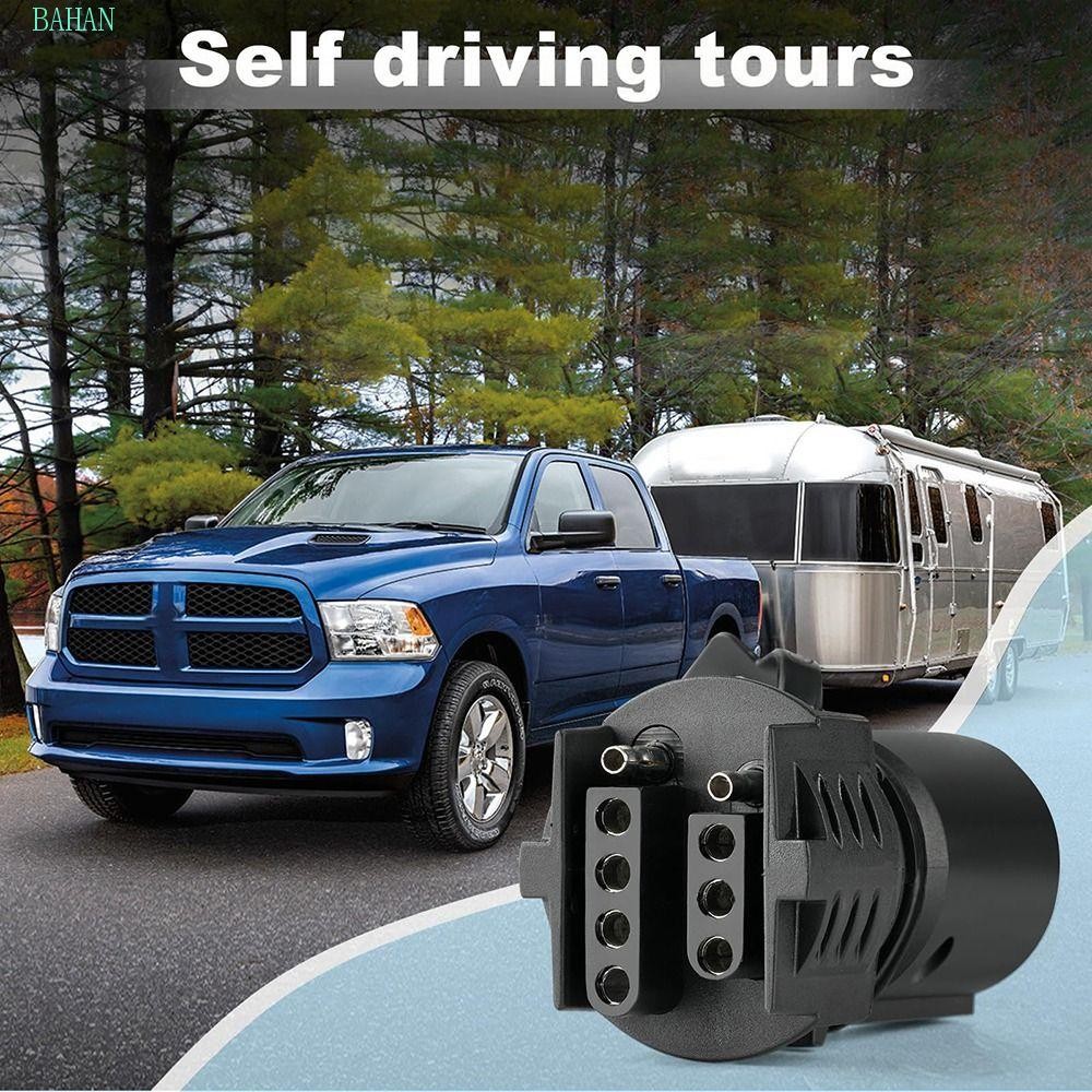 BAHAN Trailer Plug Adapter, American Standard 2024 RVS Trailer Adapter ...