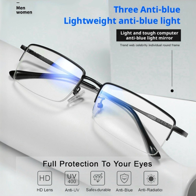 Computer Nearsighted Glasses 0~400 Men and Women Anti Radiation ...