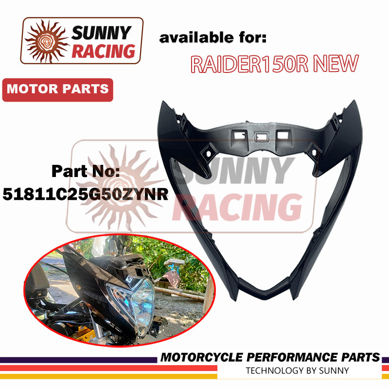 Cowling Raider 150 Reborn Black Gloss Raider 150 Carb | Shopee Philippines