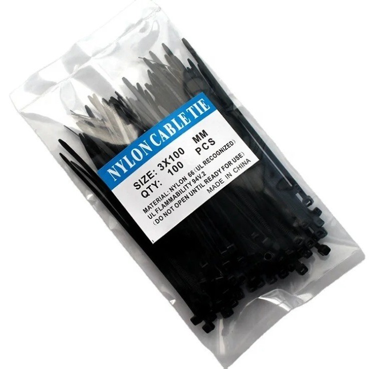 100pcs Nylon Cable Ties Multi Purpose Cable Tie Self-Locking Cable ...