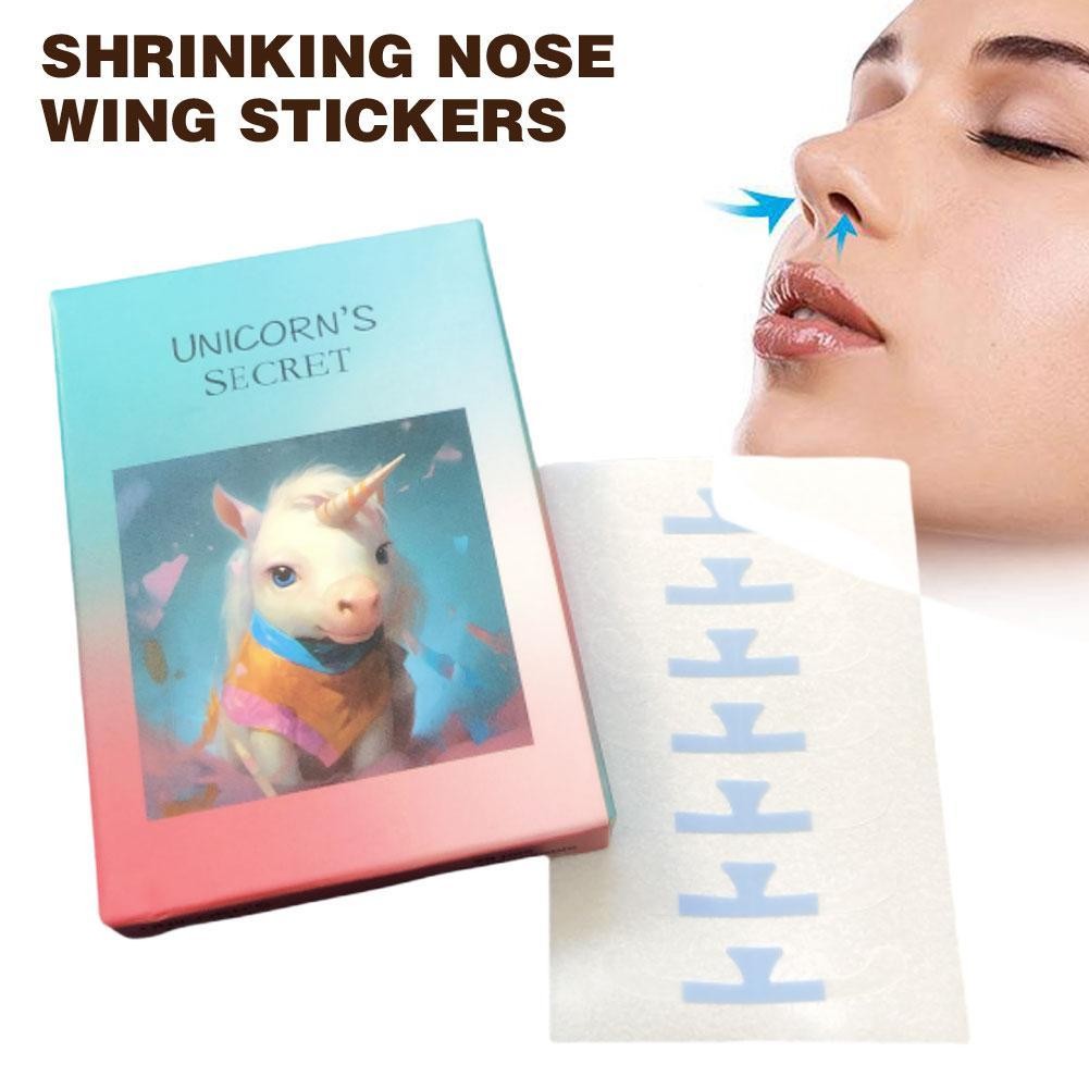 Shrinking Nose Wing Sticker Invisible Beauty Cos Narrow Shrinking Nose ...