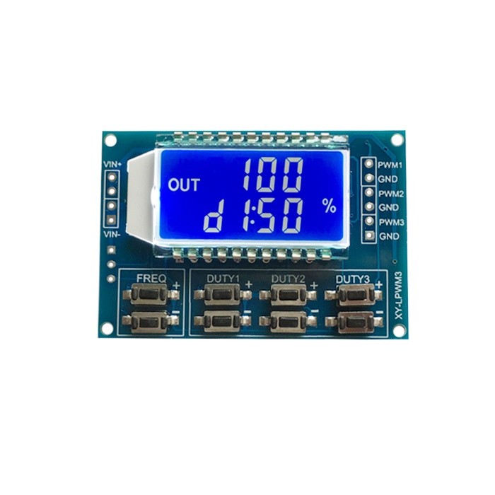 PWM signal generator pulse frequency duty ratio adjustment module ...