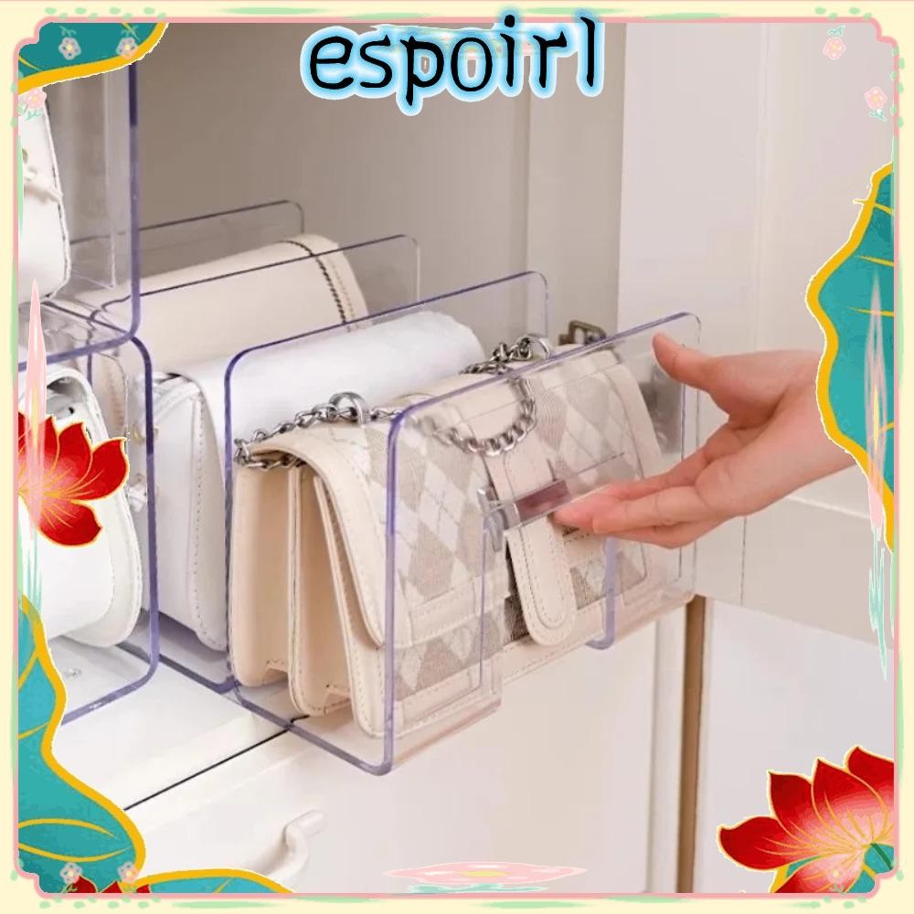 ESPO Handbag Storage Rack, Large-capacity Acrylic Wardrobe Divider ...