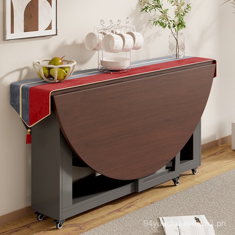 Folding Dining Table Household Small Apartment Foldable Dining Table ...