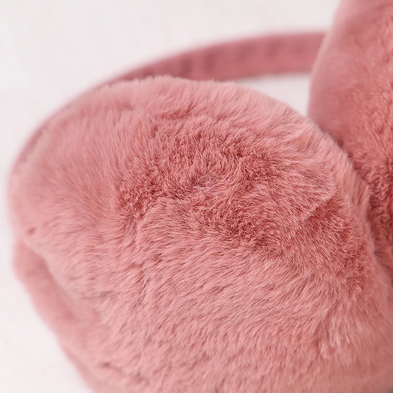 Marbit Portable Folding Winter Warm Earmuffs Fashion Solid Color ...