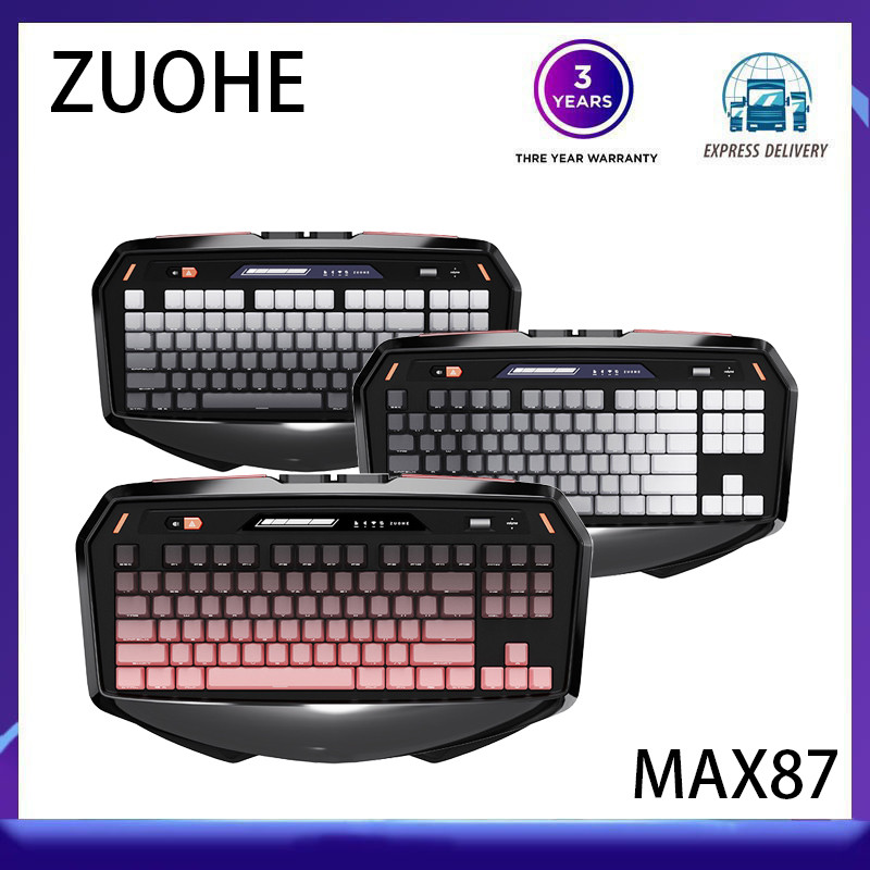 ZUOHE Max870 Sports car keyboard Mechanical keyboard Wired wireless ...