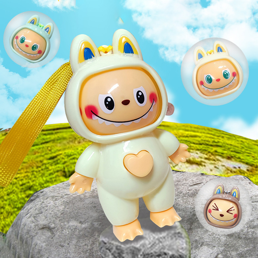 Cartoon Labubu Face Changing Toy Blind Box Trendy Funny Expressions ...