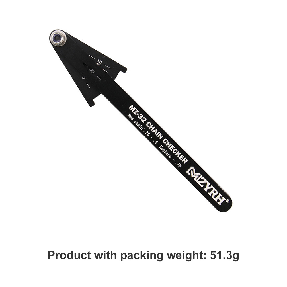 Aluminum Alloy MTB Bicycle Chain Wear Indicator Tool Chain Checker ...
