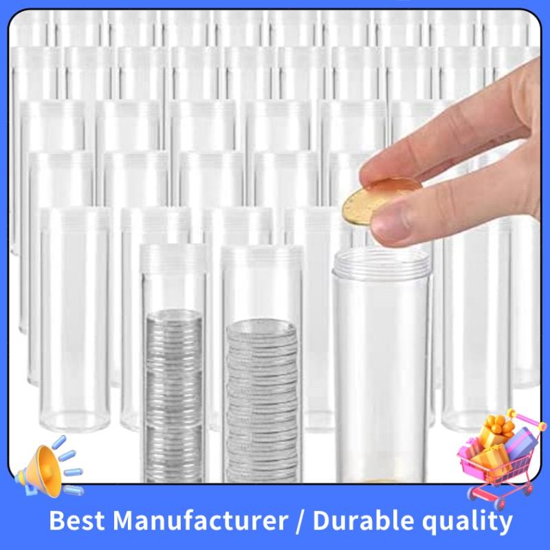 1 PCS Coin Tubes Assorted Sizes Coin Collection Supplies 10 Half-Dollar ...