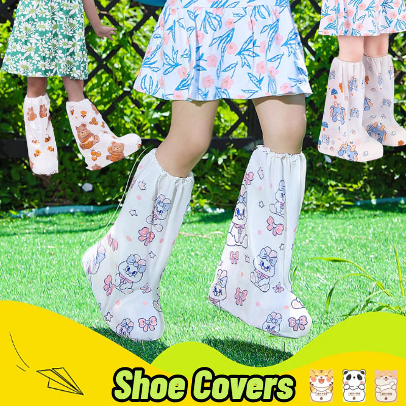 Cartoon Kids Shoe Covers for Rainday Portable Waterproof Rain Shoe ...