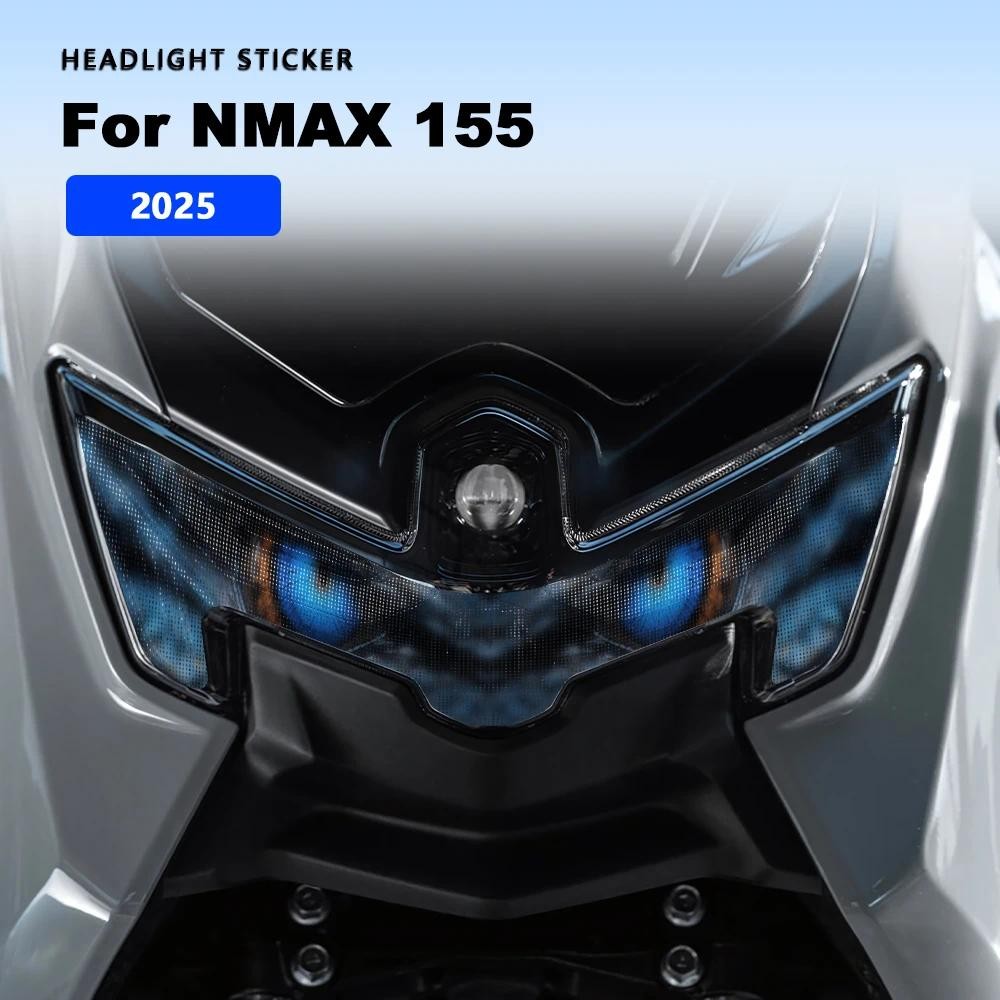 Motorcycle Headlight Stickers Waterproof Headlamp Decals For Yamaha ...