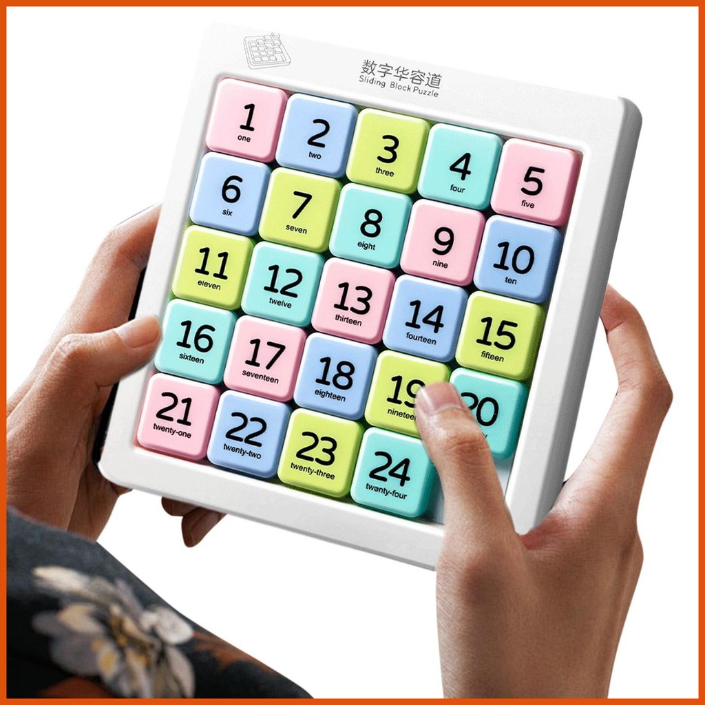 Slide Puzzles for Kids Number Puzzle Toy Brain Teaser Challenge ...