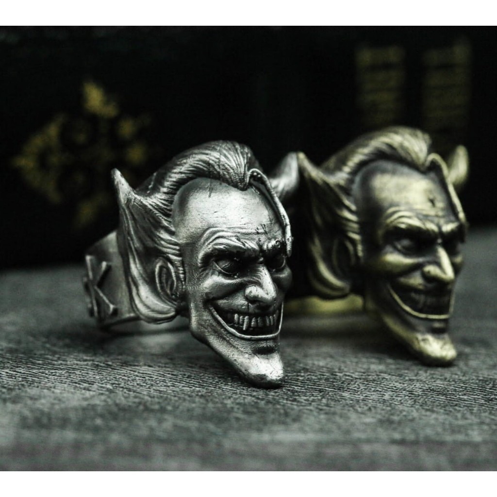 Joker 925 Silver Ring, Joker Ring, DC Comics Ring, Men's Ring, Men's ...