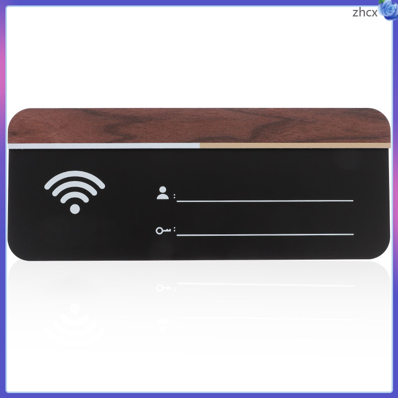 WIFI Decorative Plaque Writable Sign Password Wall Signage Guest ...